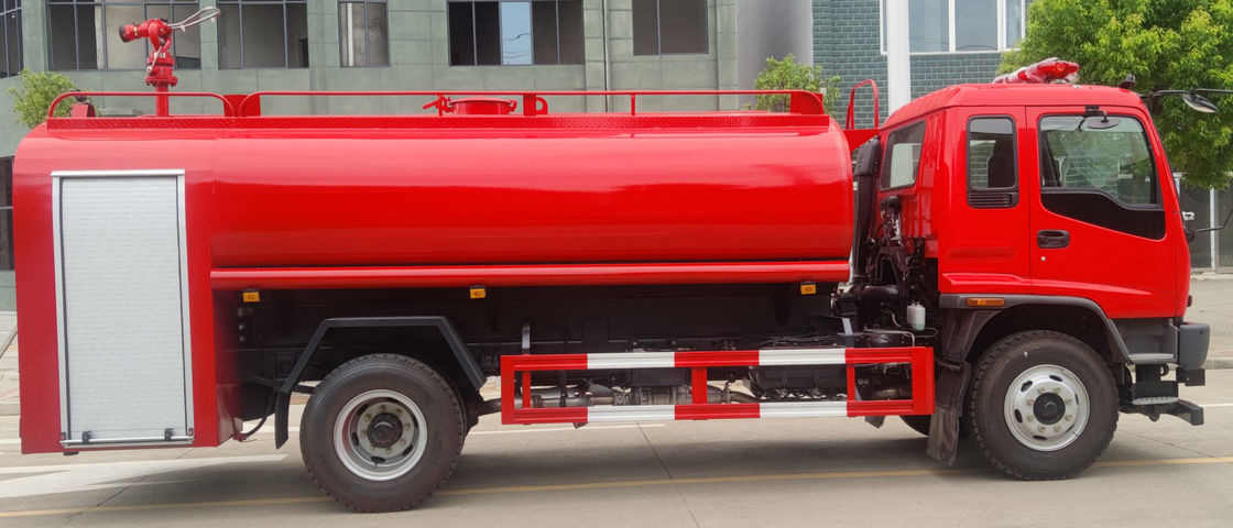 10800L Large Capacity Water Tank Fire Truck 177KW 6 Wheeled For Fire ...